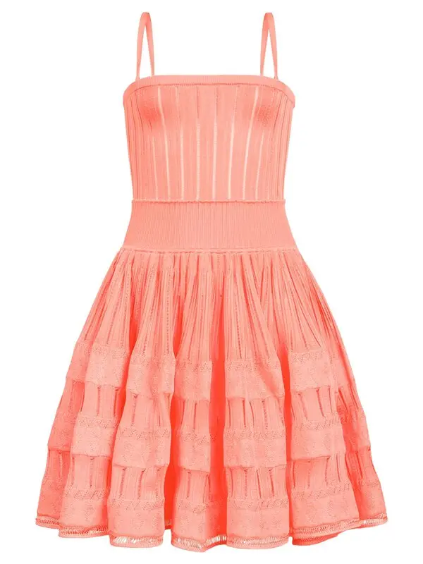 Alaïa Crinoline Mini Dress - Pink