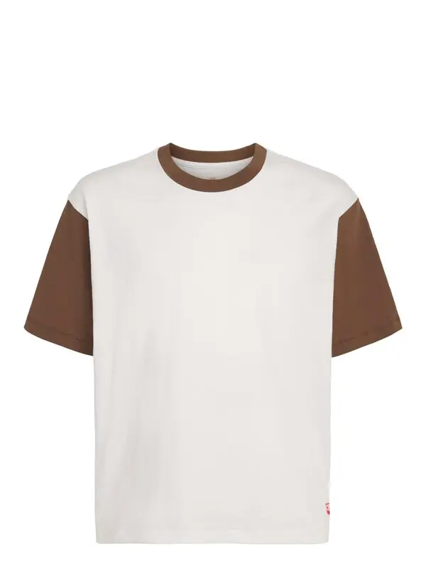 CHERRY LOS ANGELES Cotton Safari Ringer T-shirt - White