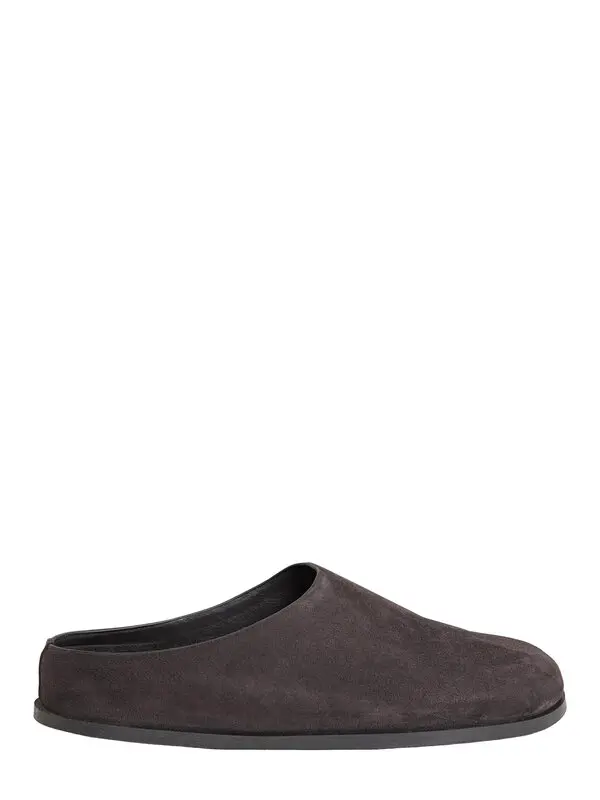A.emery Suede Lou Clogs - Burgundy
