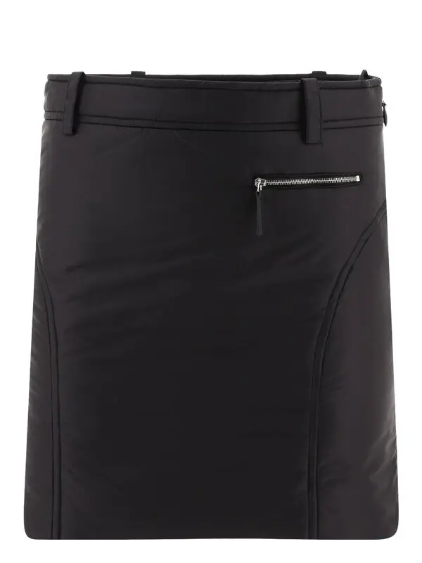 Khaite Padded Mini Skirt - Black