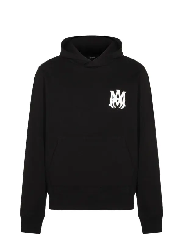 Amiri Logo-printed Drawstring Hoodie - Black