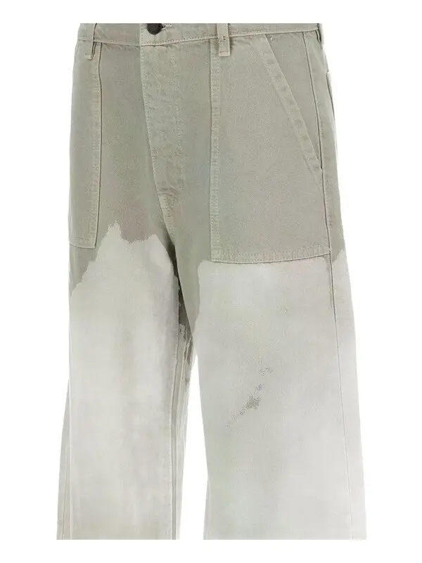 FRAME The Bow Barrel-leg Jeans - Neutrals
