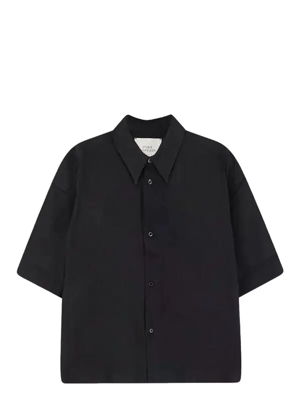 Studio Nicholson Sanko Boxy-fit Shirt - Black