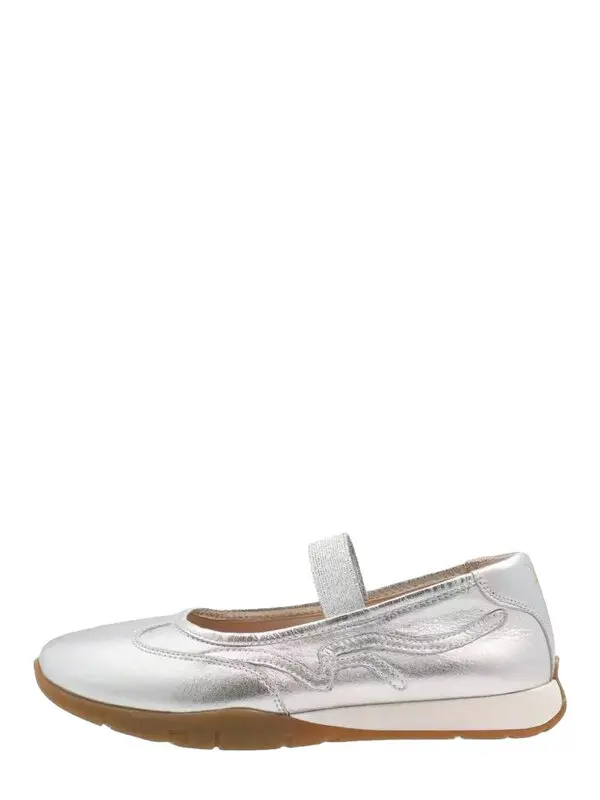 FRAU Cross Hybrid Ballet Flats - Silver