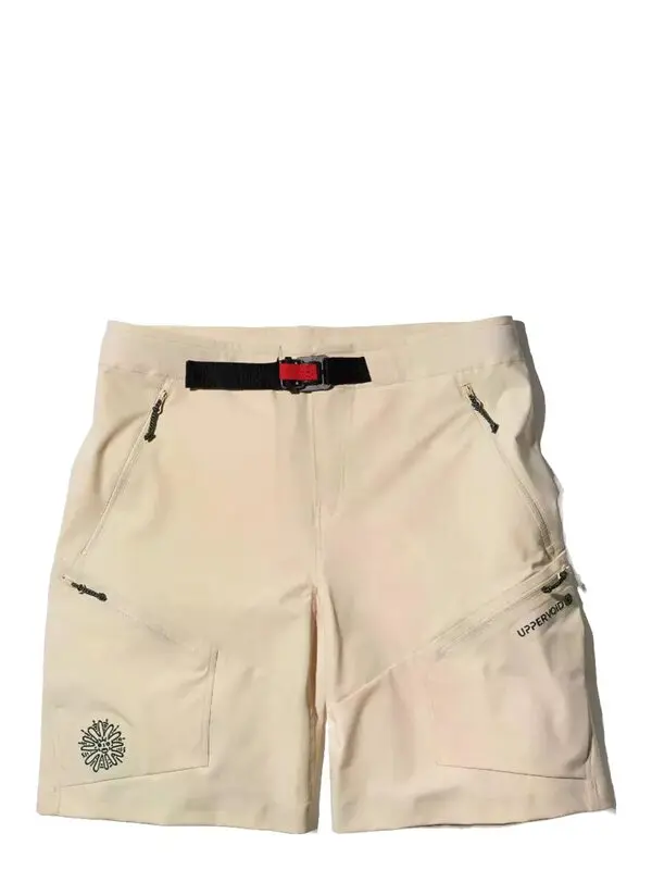 UPPERVOID Belted Multi-pocket Shorts - Neutrals