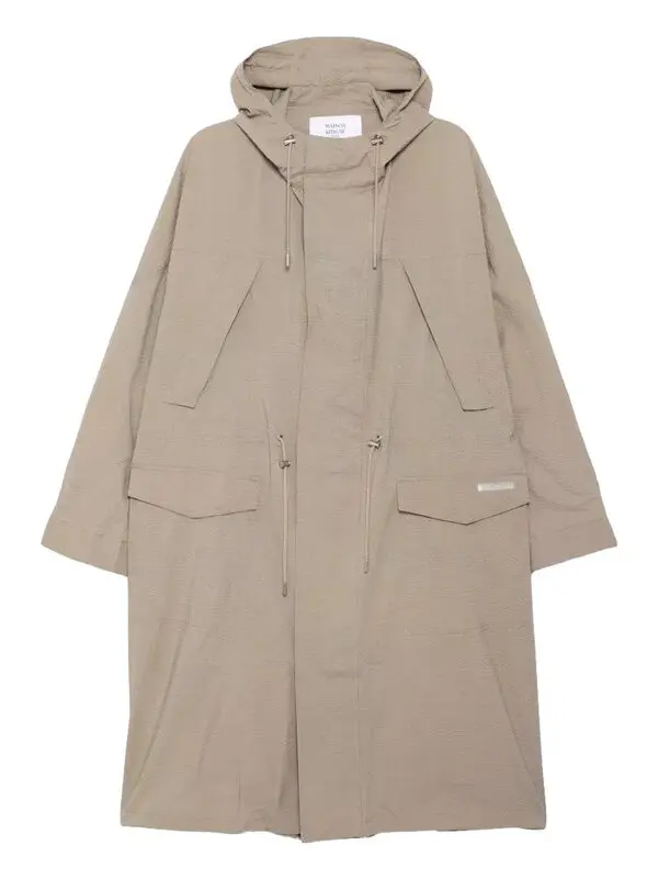 Maison Kitsuné Light Parka Coat - Brown