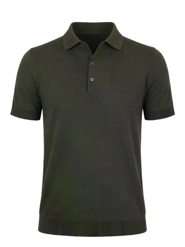 FILIPPO DE LAURENTIIS Short-sleeve Polo Shirt - Green