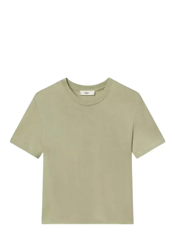 FRAME Crew Neck Short Sleeve T-shirt - Green
