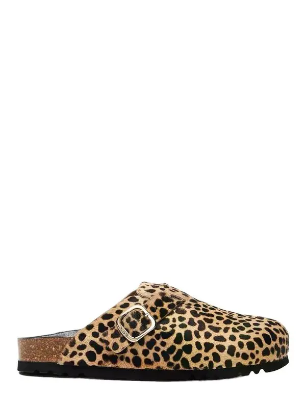 DR. SCHOLL'S SHOES Fae Leopard-print Mules - Neutrals