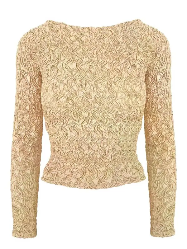 CONTESSA MILLS Blair Long-sleeved Top - Neutrals