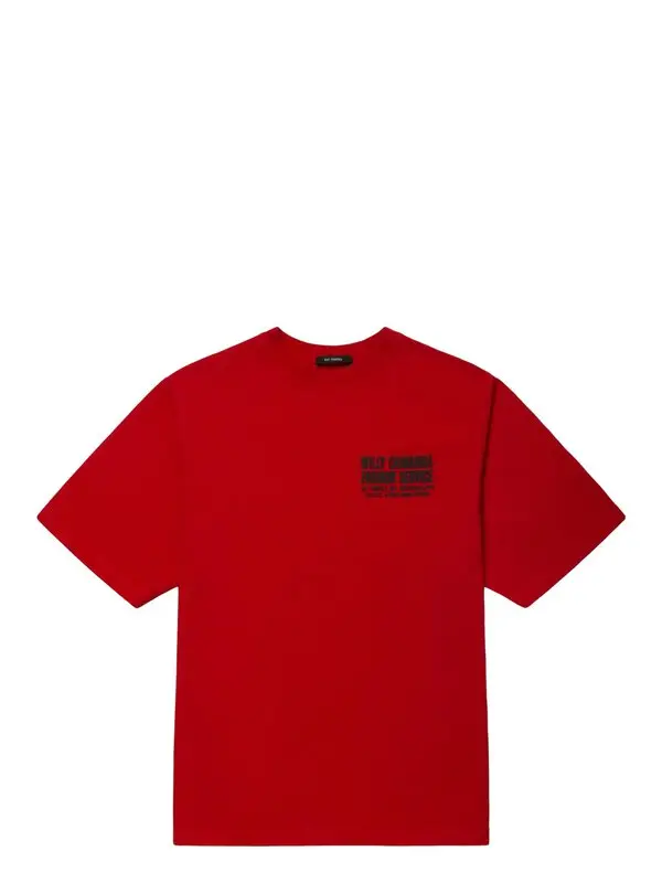 WILLY CHAVARRIA Fashion Service Logo T-shirt - Red