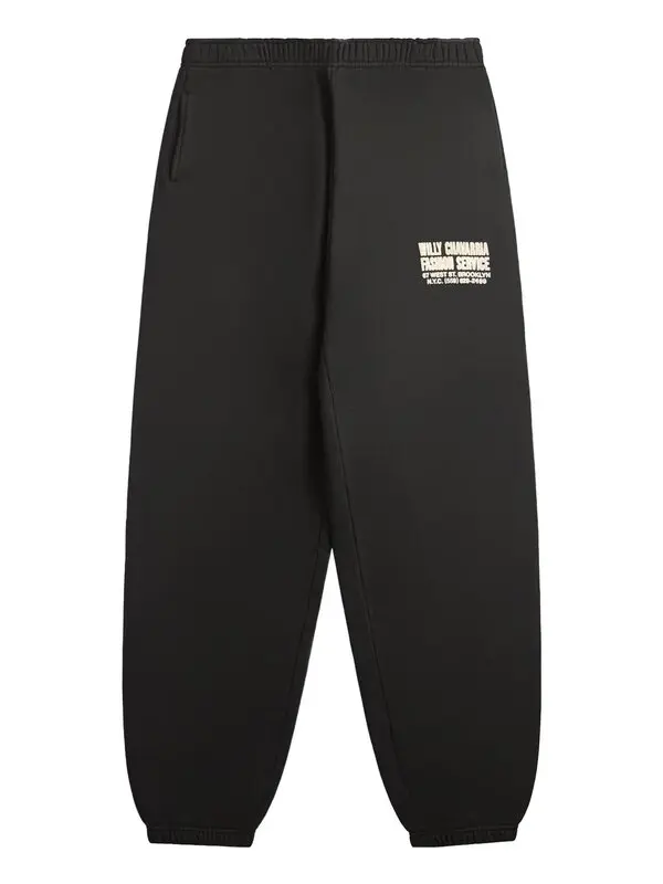 WILLY CHAVARRIA Fashion Service Track Pants - Black
