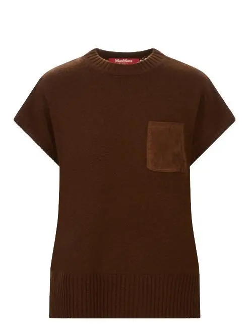 Max Mara Open-knit Top - Brown