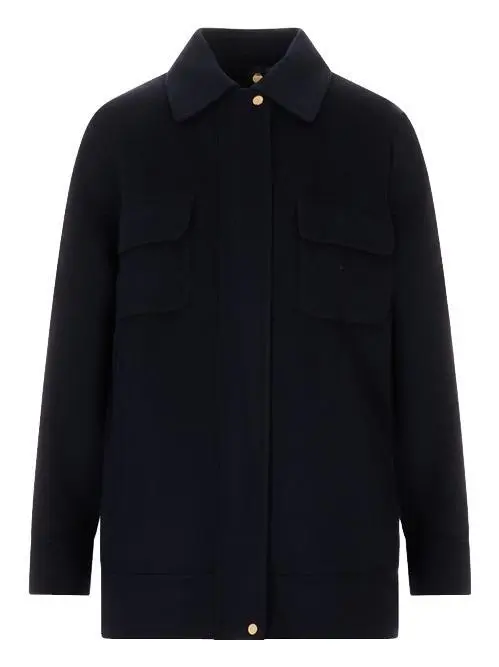 Max Mara Quilted Liner Shirt Jacket - Black