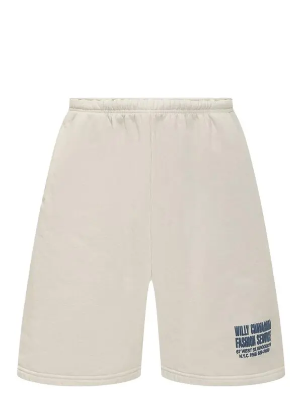WILLY CHAVARRIA Logo Sweat Shorts - White