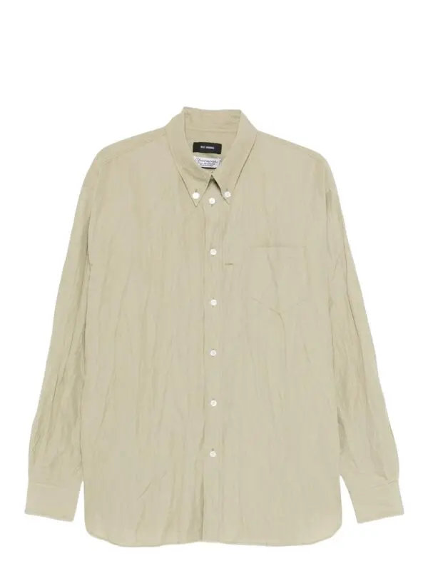 WILLY CHAVARRIA Button-down Long Sleeve Shirt - Nude