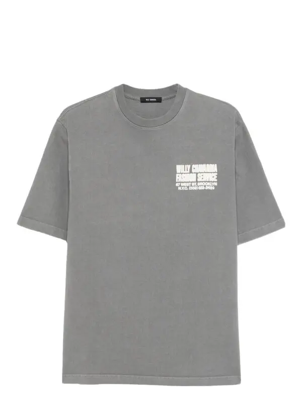 WILLY CHAVARRIA Embroidered T-shirt - Gray