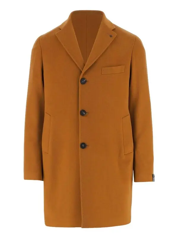 Tagliatore Single-breasted Coat - Brown