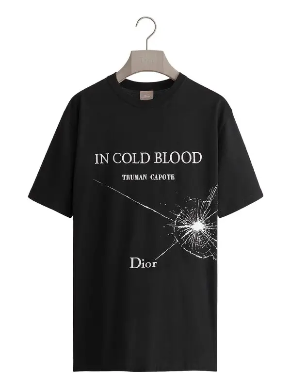 Dior Book Cover Embroidery Relaxed Fit T-shirt - Black