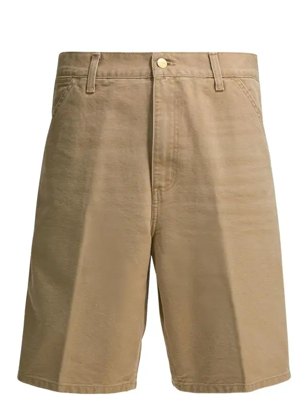Carhartt Work In Progress Single Knee Work Shorts - Beige
