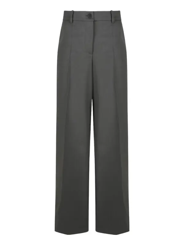 P.a.r.o.s.h Straight-leg Tailored Trousers - Black