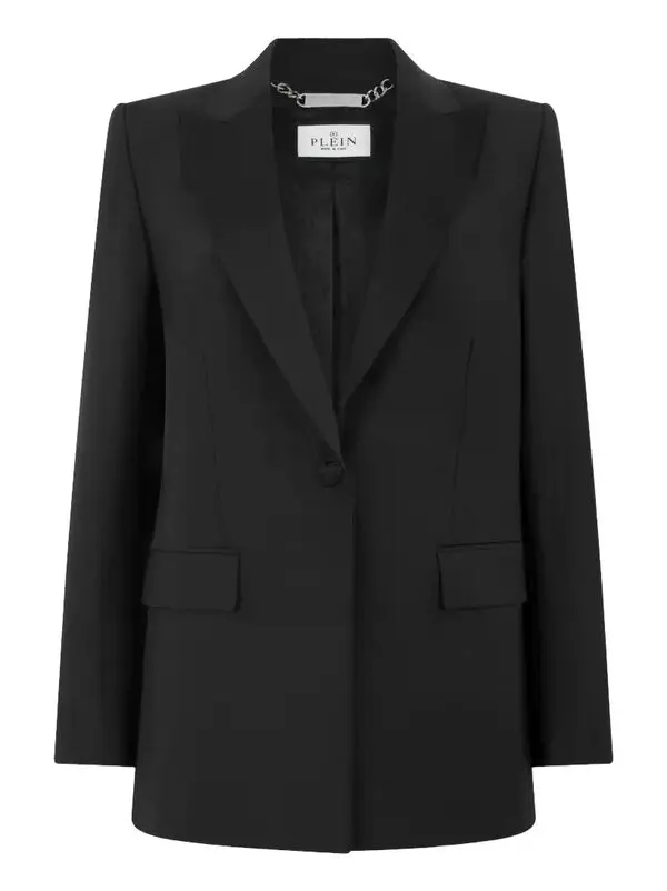 Philipp Plein Boyfriend-fit Blazer - Black