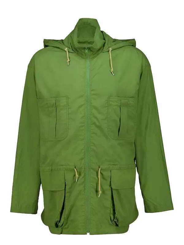Auralee Dusty Cotton Hooded Blouson - Green
