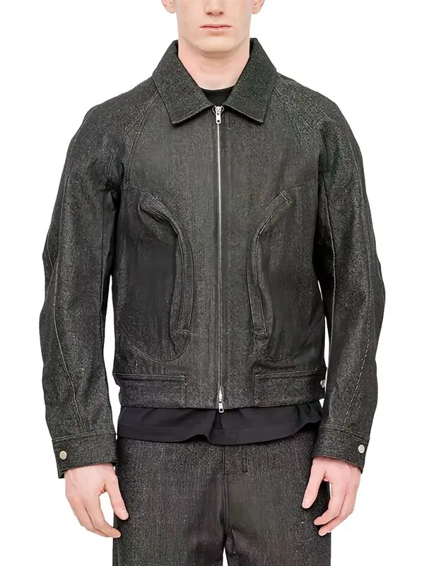 JOE CHIA Mono Track Jacket - Grey