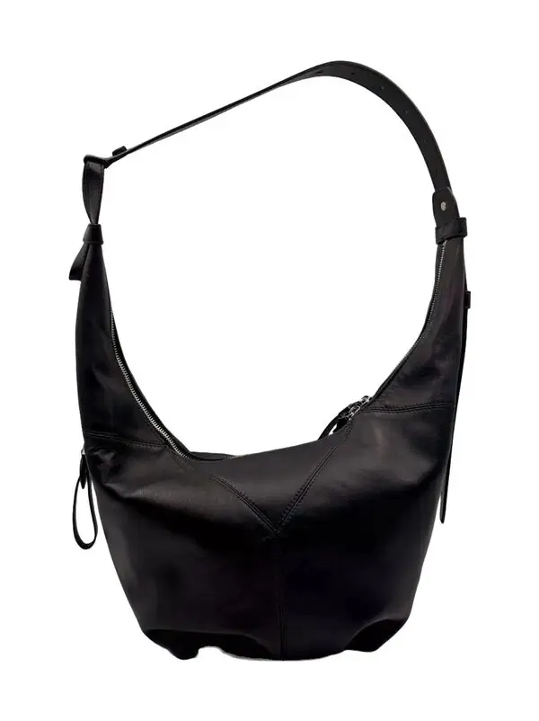 BONASTRE Leather Shoulder Bag - Black