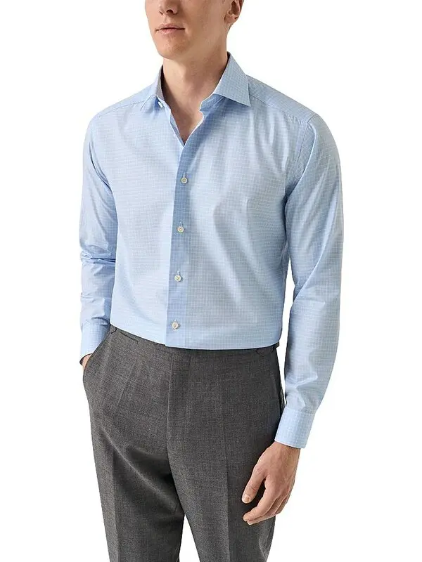 Eton Contemporary Fit Dress Shirt - Light Blue