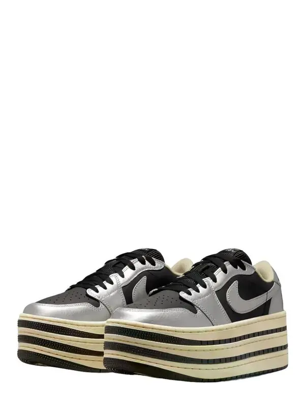 JORDAN Air 1 Low Triple Stack Sneakers - Black