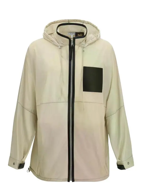 Loewe Technical Shell Zip-up Hooded Jacket - Neutrals