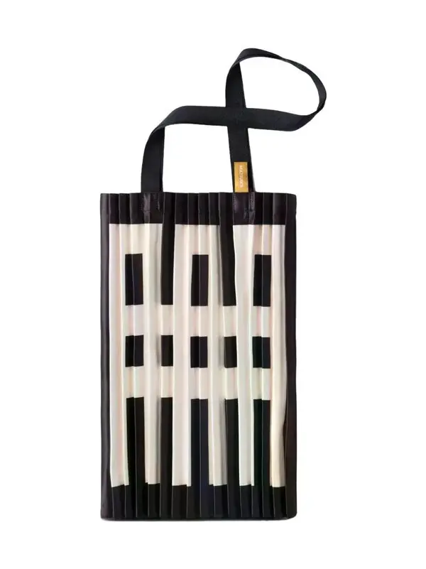 MULTITUDES BAGS Mondello Pleated Tote Bag - Black