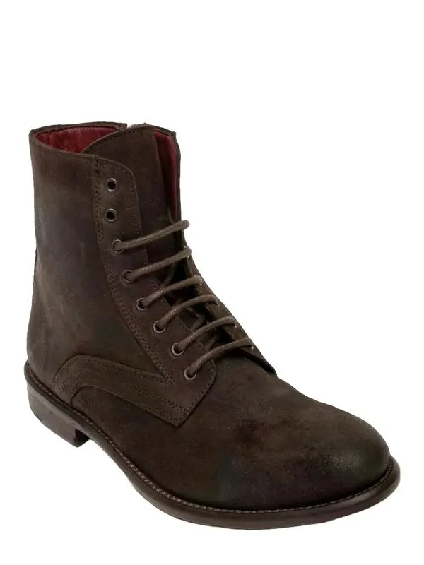 SOMMET Lace-up Ankle Boots - Brown