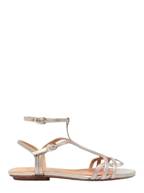 Chie Mihara Yael T-bar Sandals - Silver
