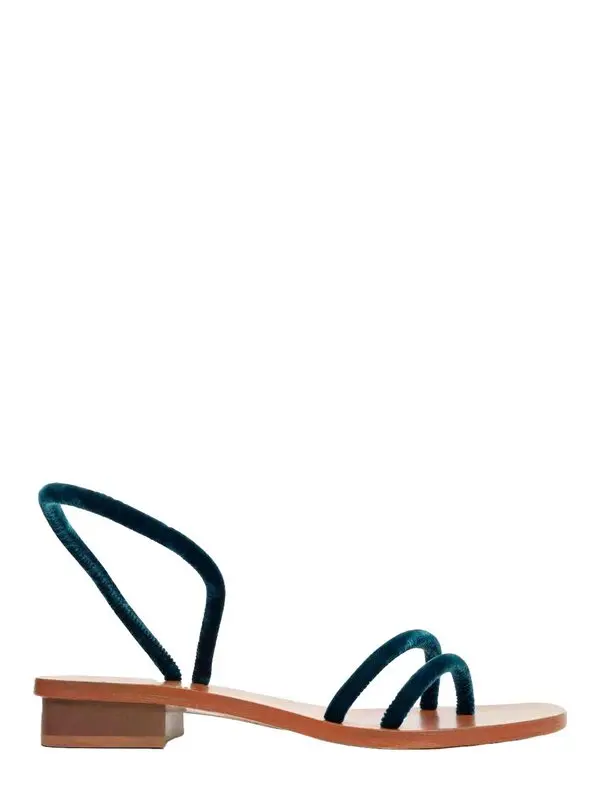 LANAPO Monterroso Tubular-strap Slingback Sandals - Blue