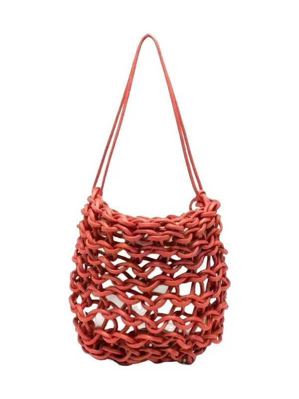 Alienina Katy Woven Tote Bag - Red