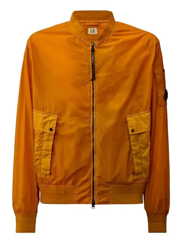 C.P. COMPANY Lens Detail Bomber Jacket - Orange