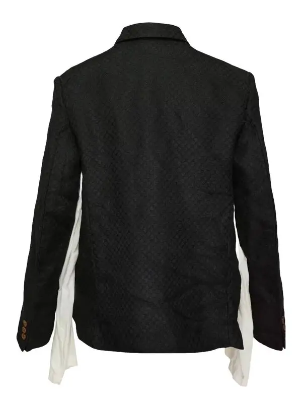 Comme Des Garçons Single-breasted Blazer - Black