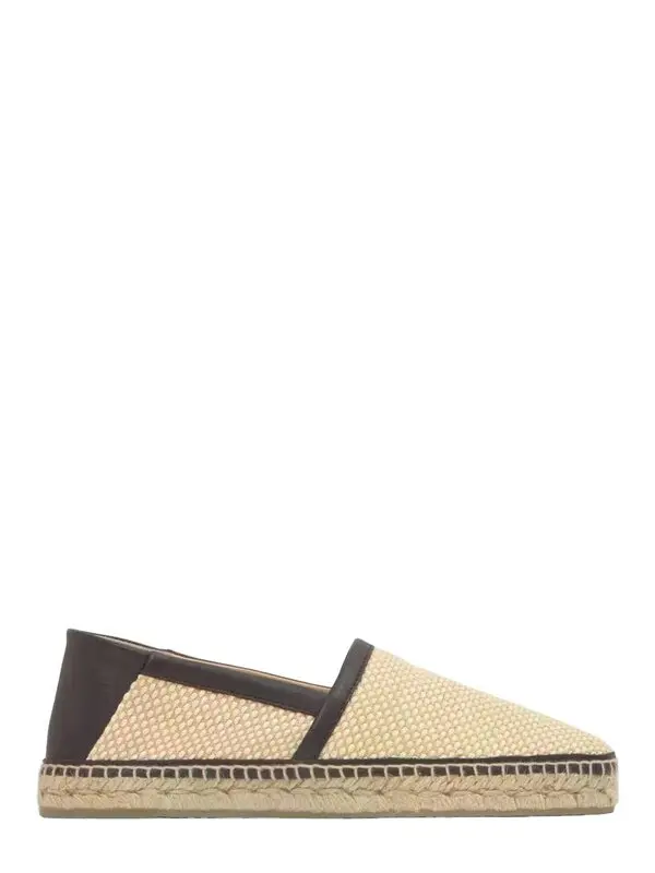 CastaÑer Nac Leather-trim Espadrilles - Neutrals