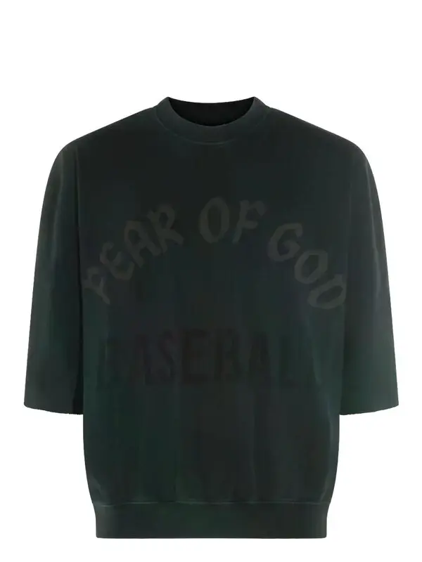 Fear Of God Baseball Cut-sleeve Sweatshirt - Black