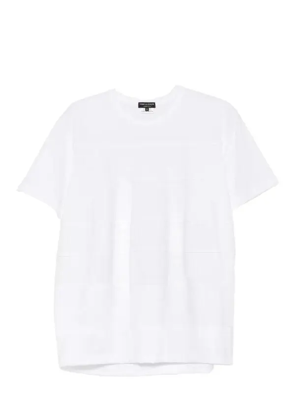 Comme Des Garçons Panelled T-shirt - Black