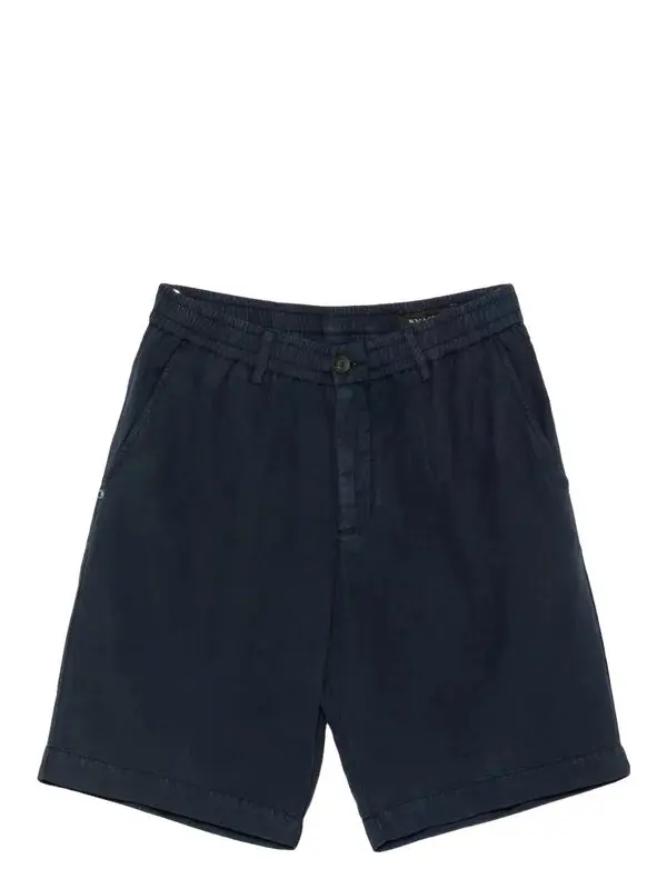 WHITE SAND Robert Elasticated-waist Shorts - Blue