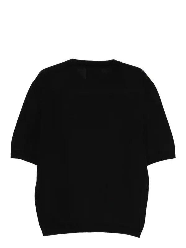 SEVEN GAUGE Short-sleeve Cotton T-shirt - Black