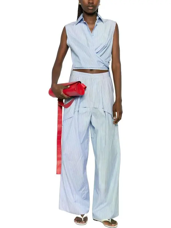 Loewe Striped Trousers - Blue