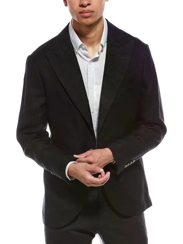Brunello Cucinelli Single-breasted Blazer - Black