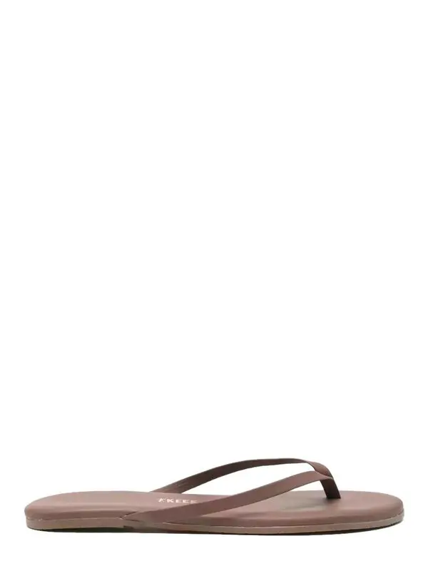 Tkees Matte Leather Flip-flops - Brown