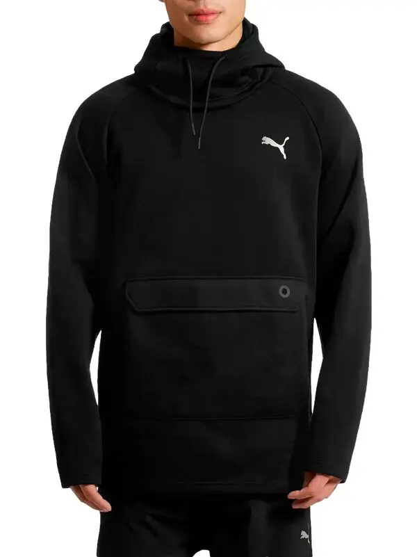 PUMA Tech Logo Hoodie - Black