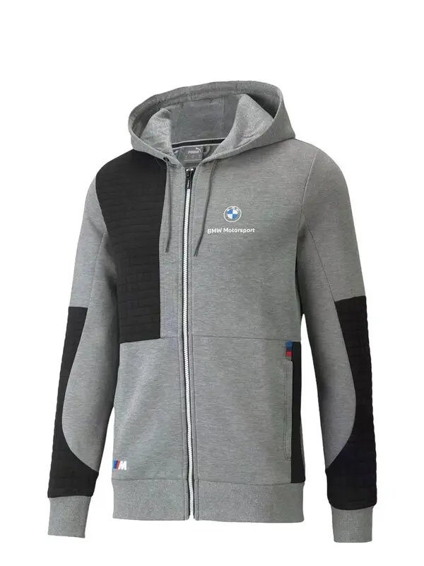 PUMA Bmw Motorsport Zip-up Hoodie - Grey