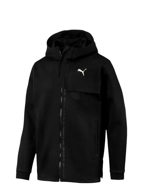 PUMA Zip-up Hoodie - Black